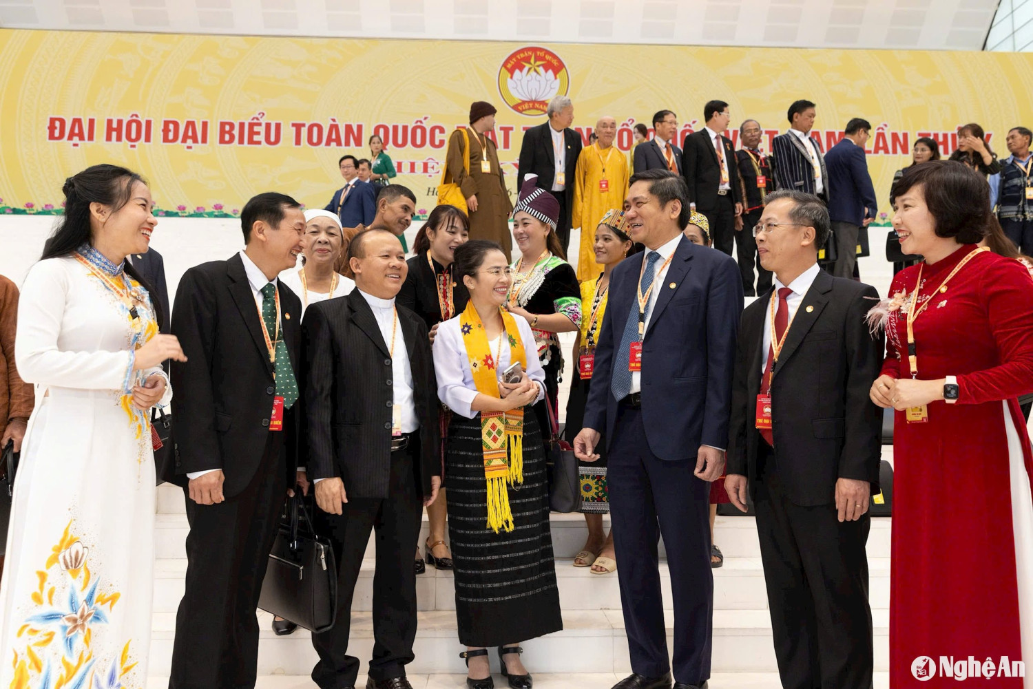 Đoàn đại biểu tỉnh Nghệ An dự Đại hội đại biểu toàn quốc Mặt trận Tổ ...